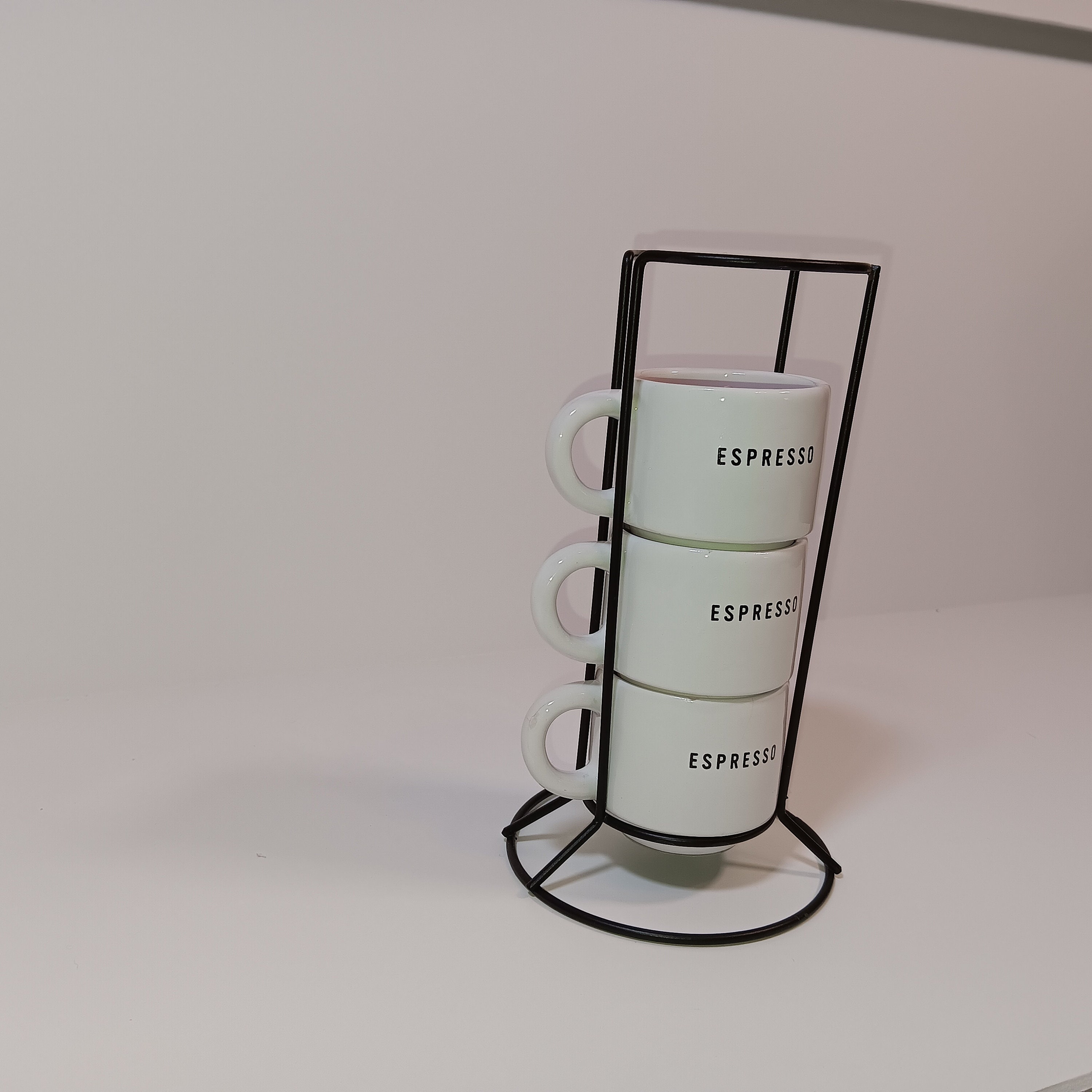 3 Espresso Cups & Stand - Etsy