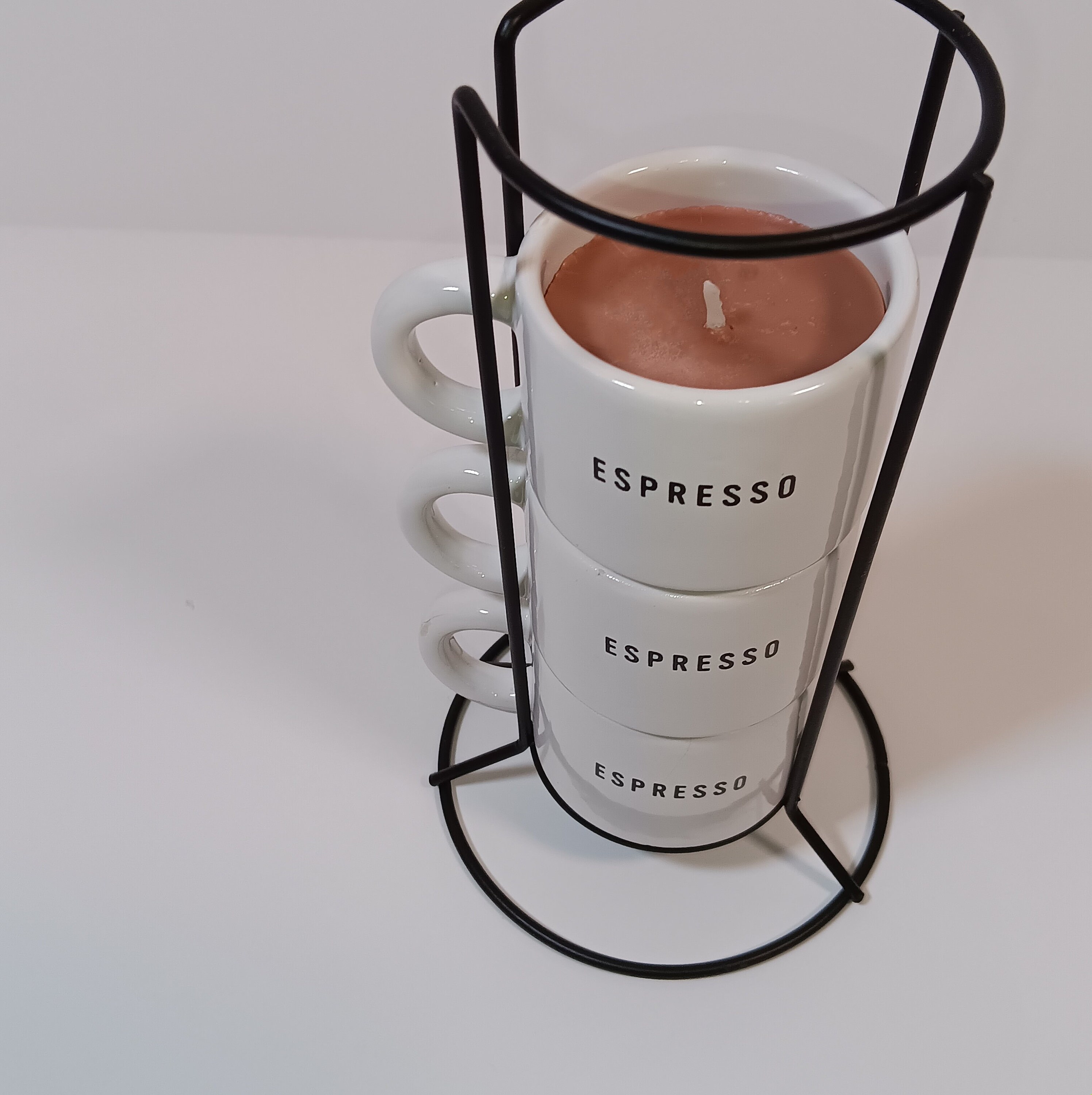 3 Espresso Cups & Stand - Etsy