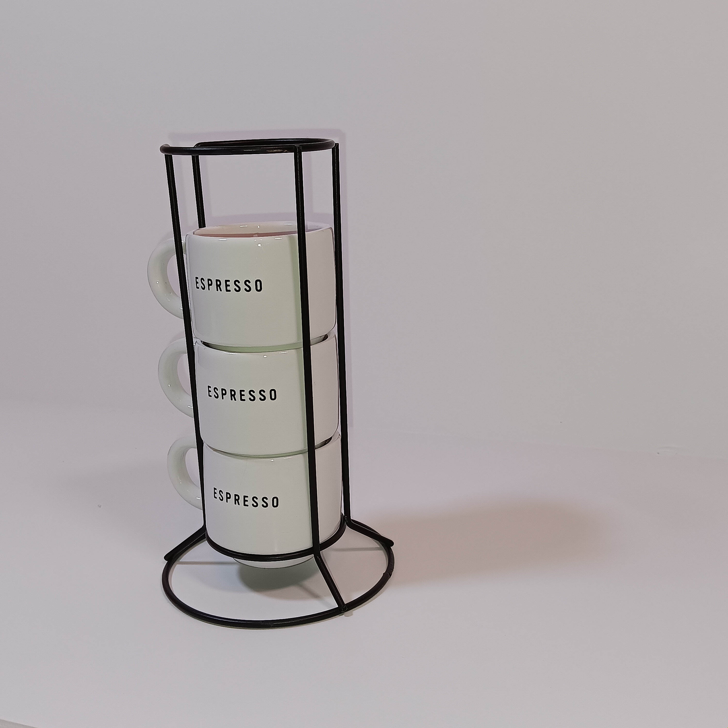 3 Espresso Cups & Stand - Etsy