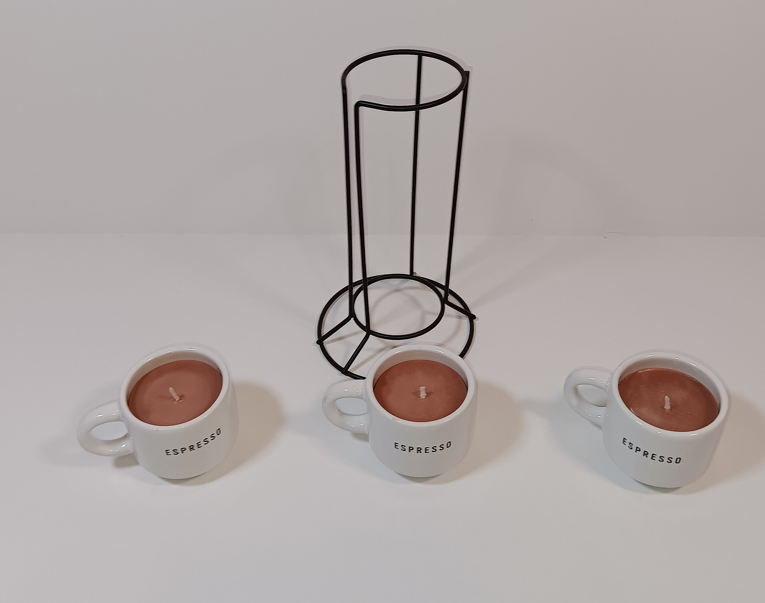 3 Espresso Cups & Stand - Etsy