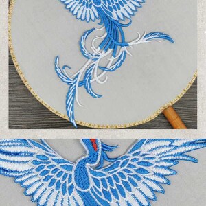Large Phoenix Embroidered Patch, Sew on 10 Chinese Embroidery Patch ...