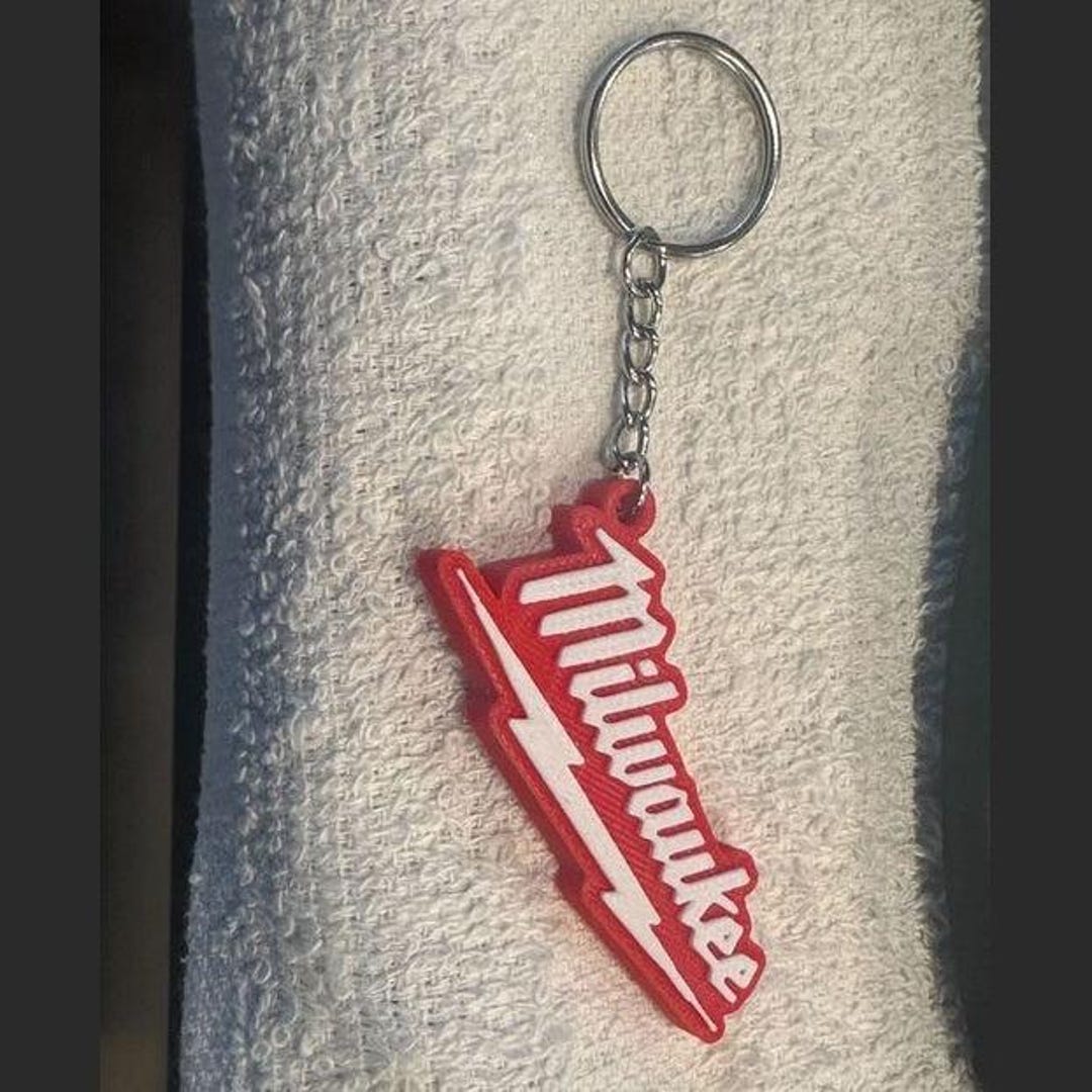 3d Printed Milwaukee Keychain W/keyring Buy More and Save - Etsy