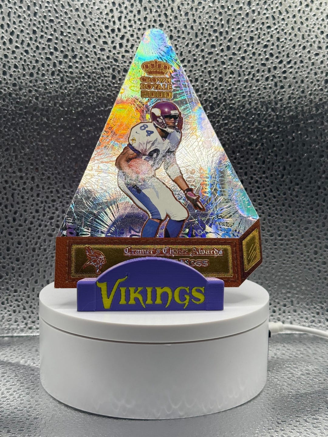 3D Printed Minnesota Vikings Card Stand- Get Season Ready! - Etsy