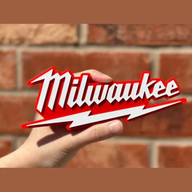 3D Printed Milwaukee Logo Small / Large - Etsy
