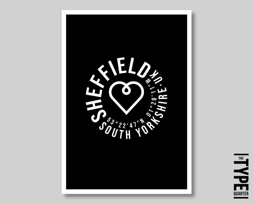 Sheffield Print Sheffield Poster Sheffield Wall Art Destination Print ...