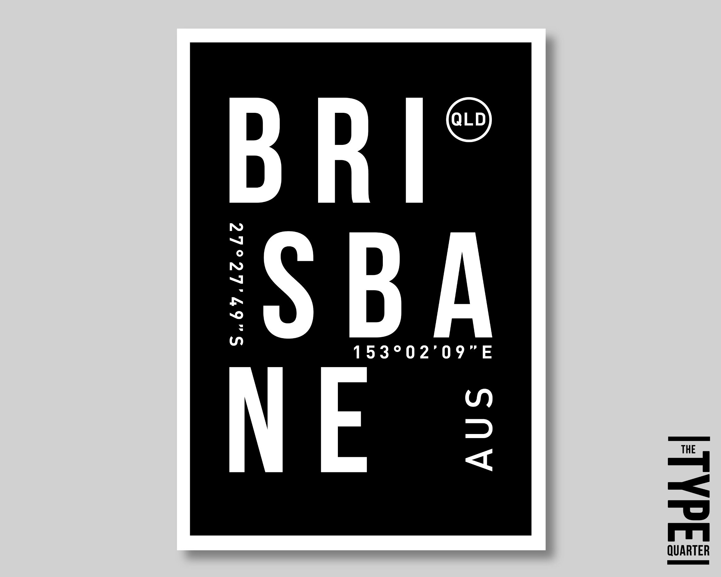 Brisbane Print Brisbane Poster Travel Print Brisbane Wall Art ...