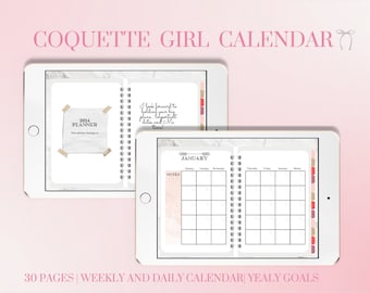 Coquette Planner Coquette Goodnotes Planner iPad Planner 2024 Planner ...