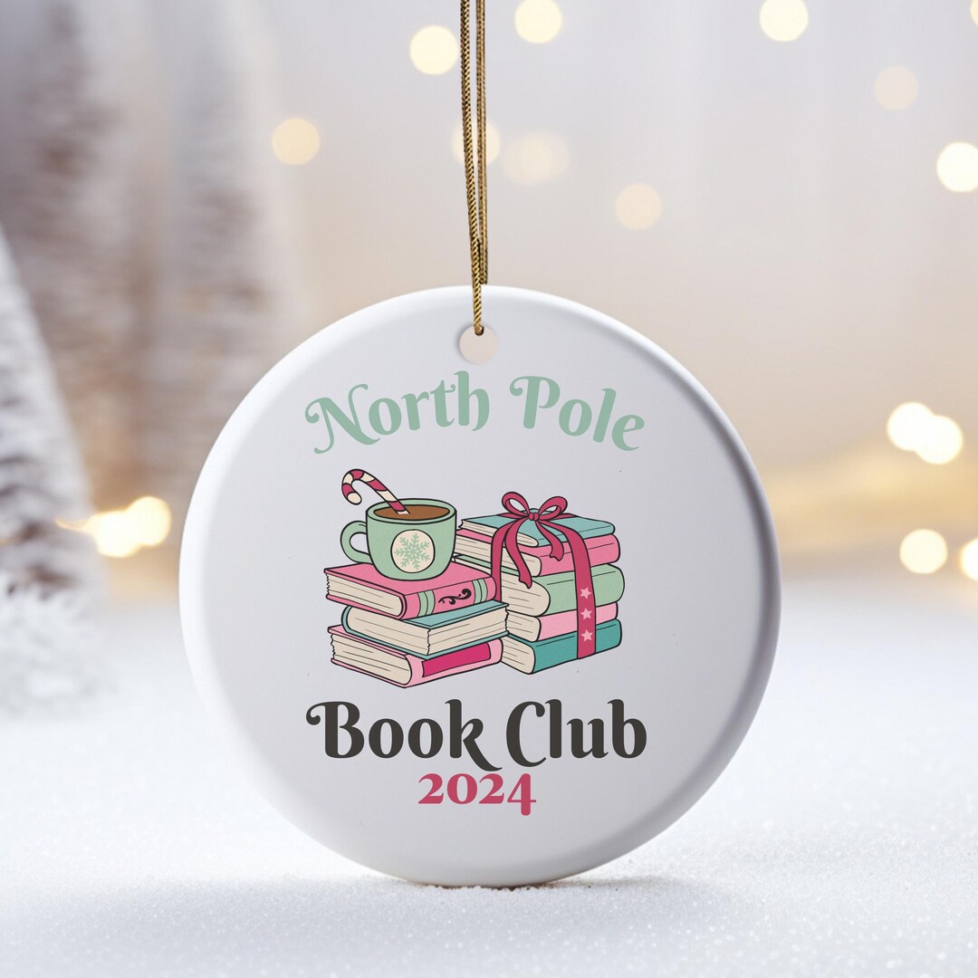 Book Club Christmas Ornament, Christmas Gift, Book Lover, Book Club ...