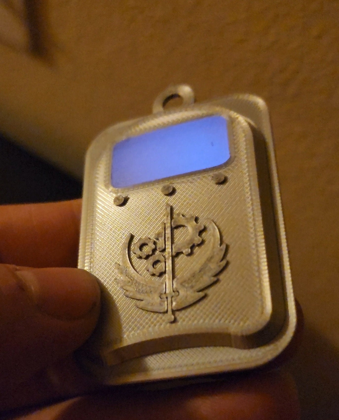 Fallout Dog Tags, Glow in the Dark Brotherhood of Steel Dog Tags. - Etsy