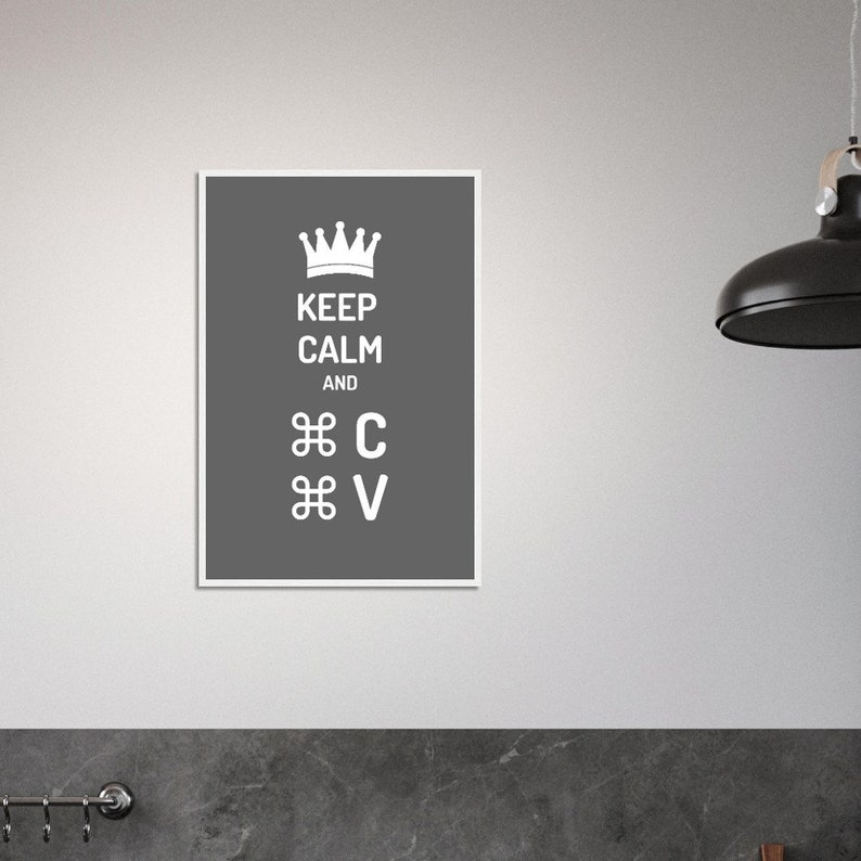 Inspiration for Software Engineers Keep Calm Copy and Paste Wall Art ...