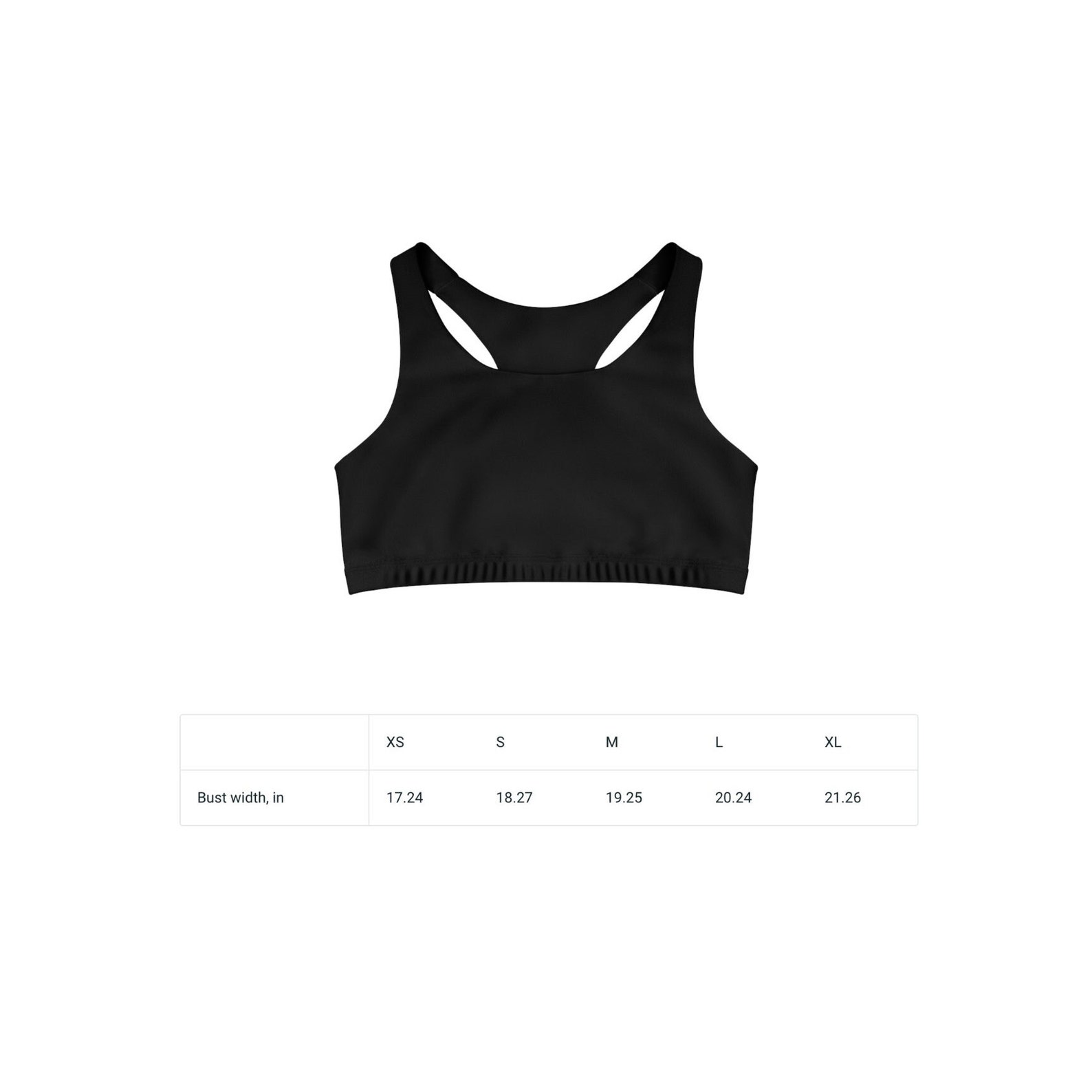 Fitness Bra Seamless Hummingbird Design Exercise Top Custom Printed ...