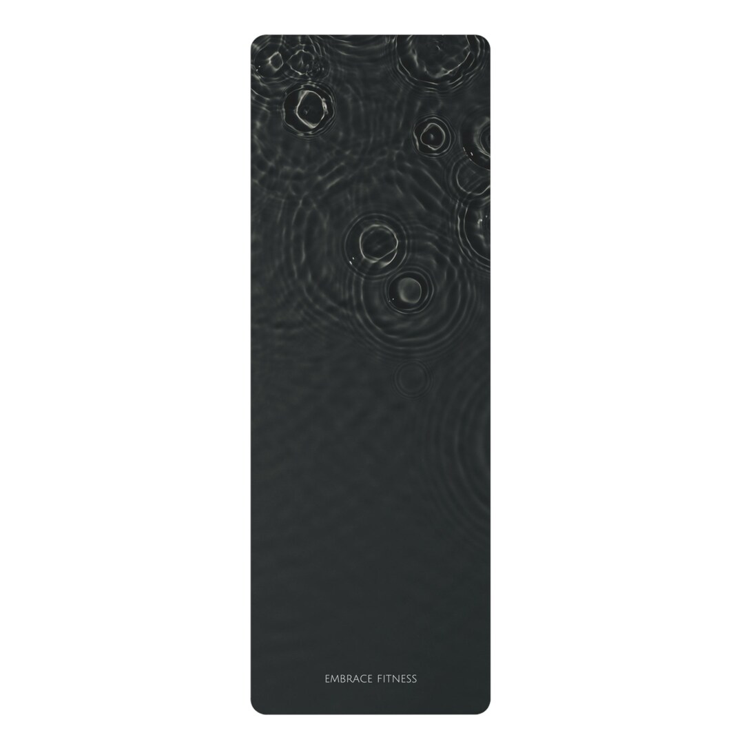 Premium Yoga Mat Ripples Affordable Premium Rubber Exercise Mat - Etsy