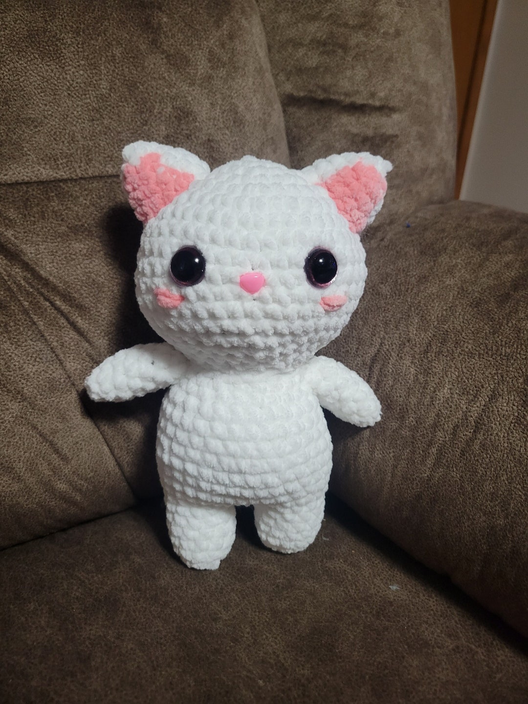 Custom Crochet Kitten Amigurumi Stuffed Animal Handmade Stuffie Plushie ...
