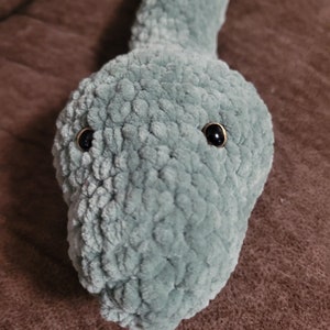 Crochet Large Snake Stuffy Customizable Handmade Plushie Amigurumi ...