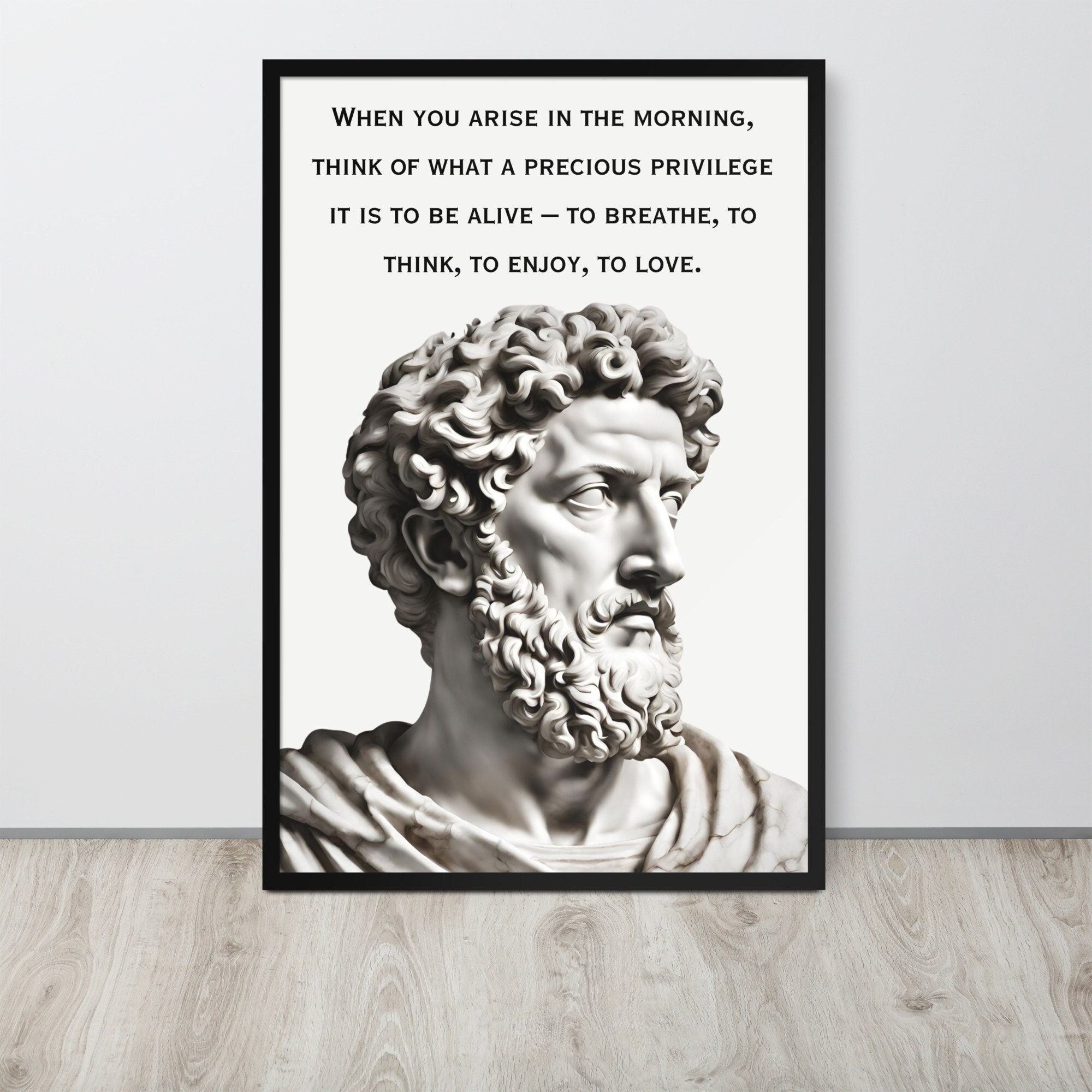 Stoic Poster (marcus Aurelius) - Etsy