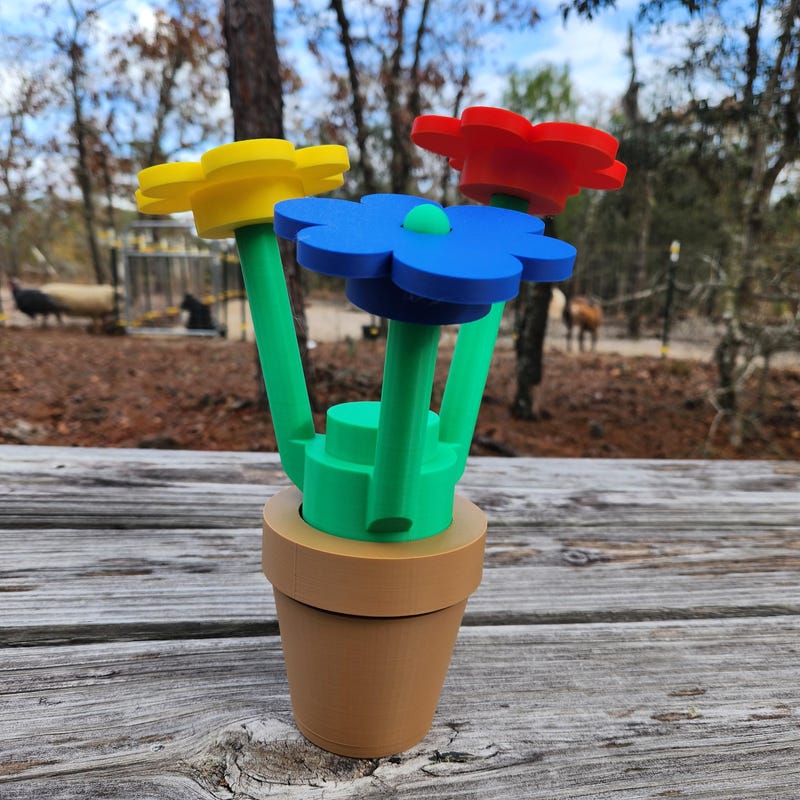 Flower Bouquet Building Blocks - Etsy