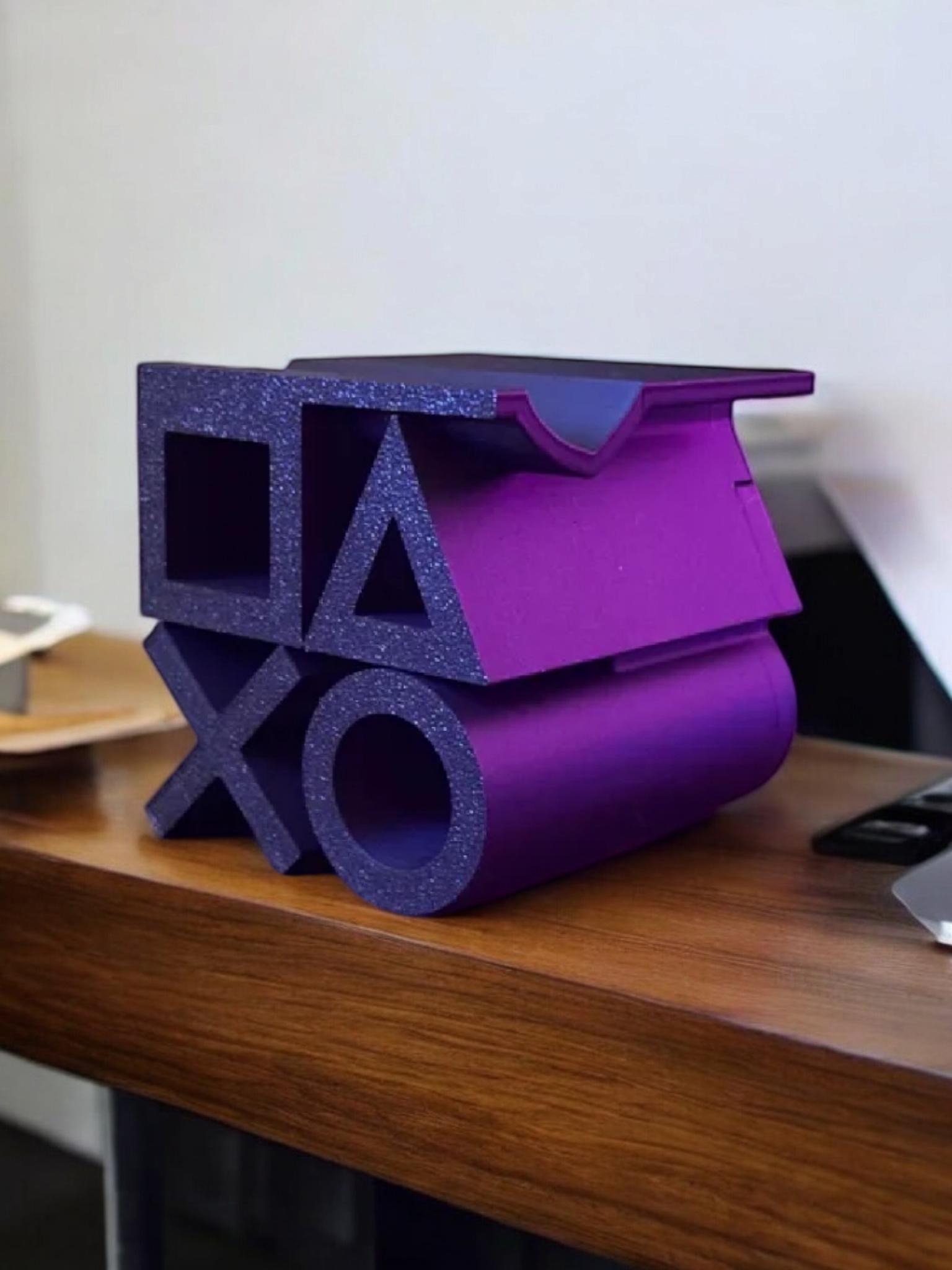 3D Printed PS5 Controller Holder Stand Minimalist, Sleek, and Stable ...
