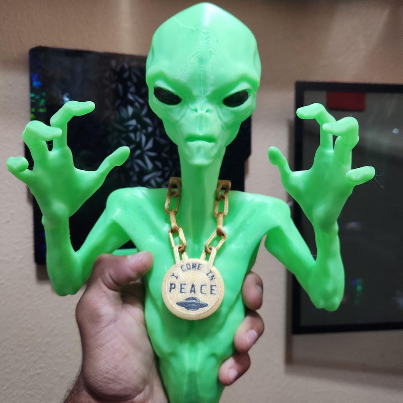 Alien Wall Art - Etsy