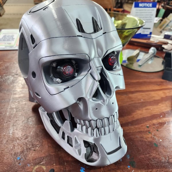 Terminator Skull - Etsy
