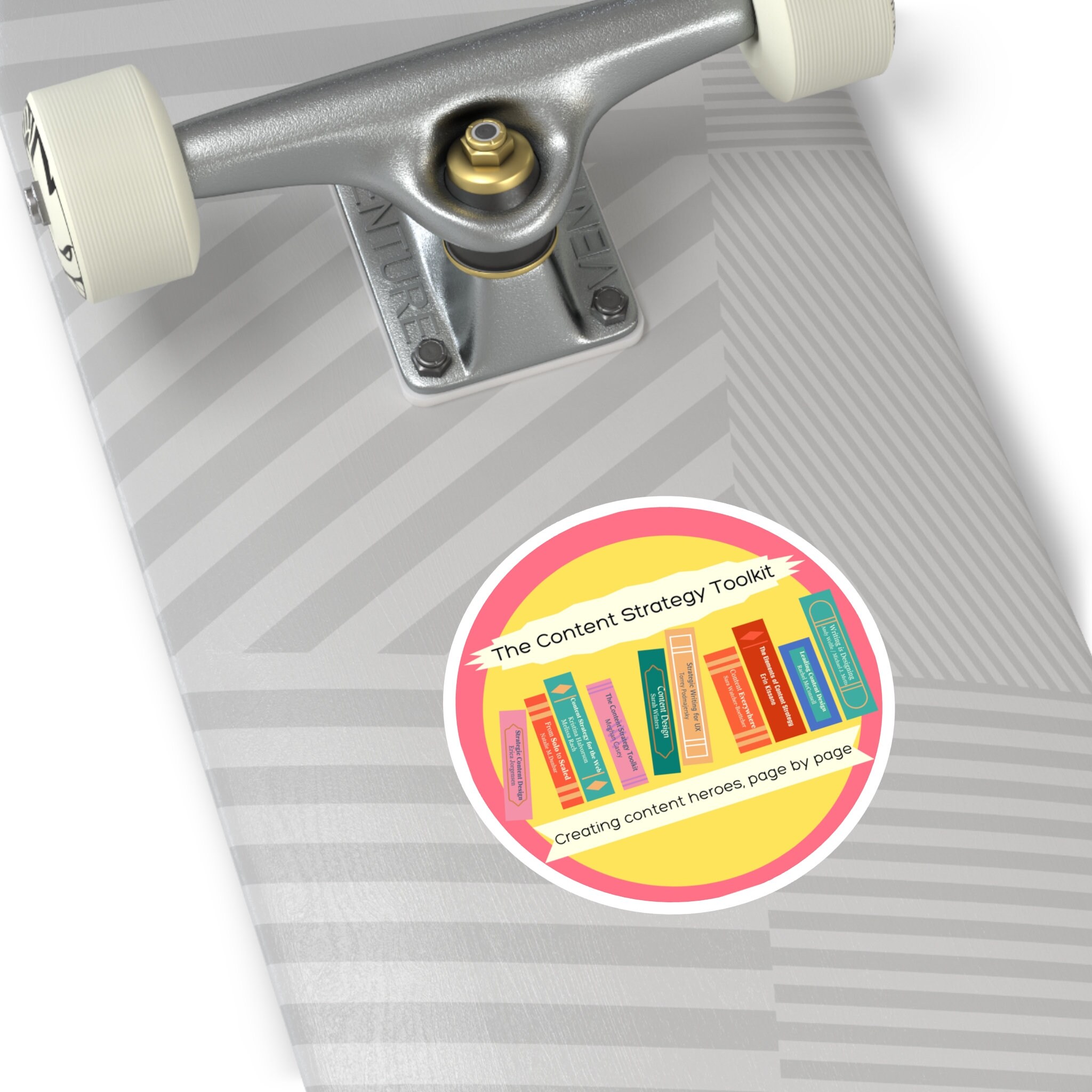 Content Strategy Toolkit Round Sticker - Etsy