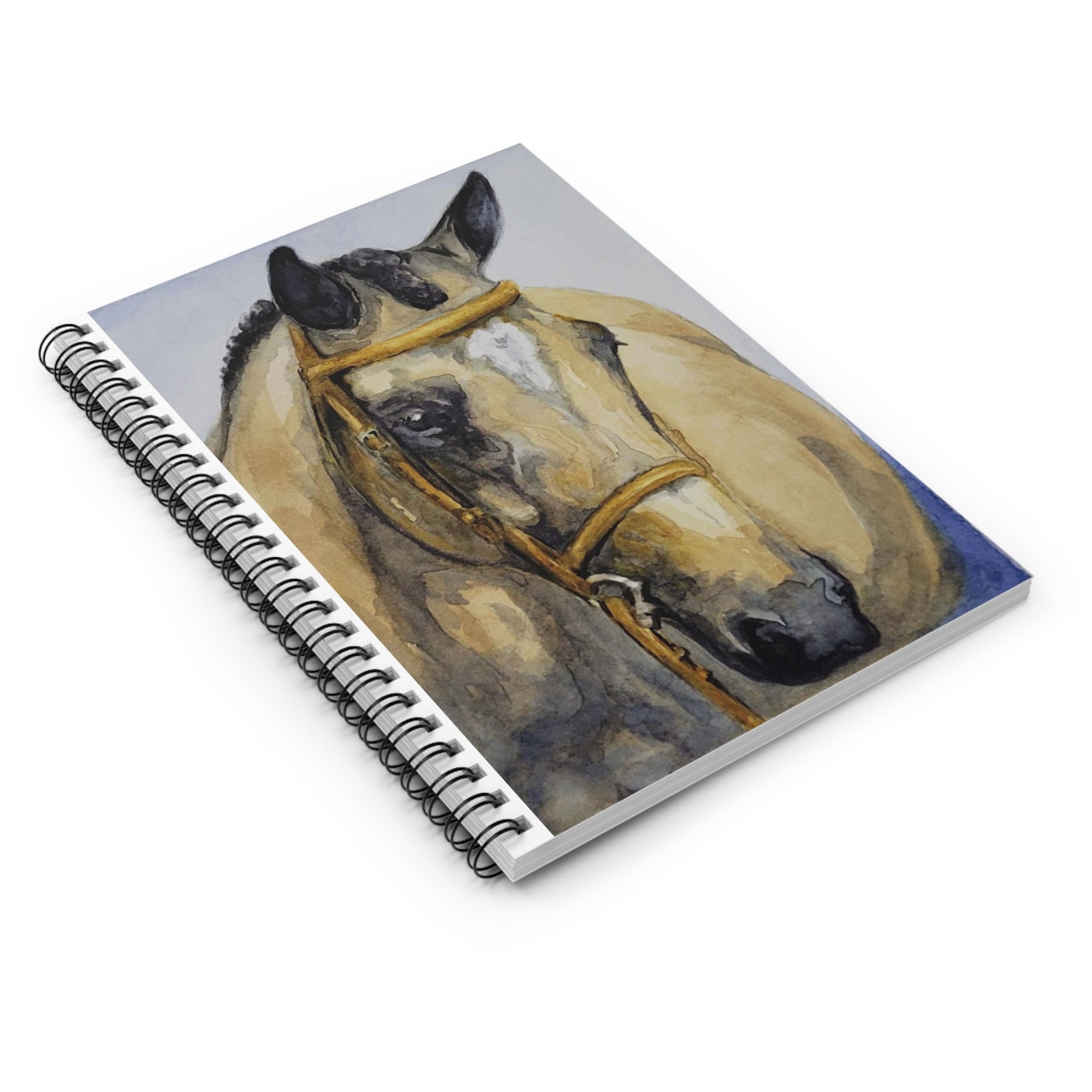 Spiral Notebook Horse Print Notebook Bay Hunter Horse Painting ...