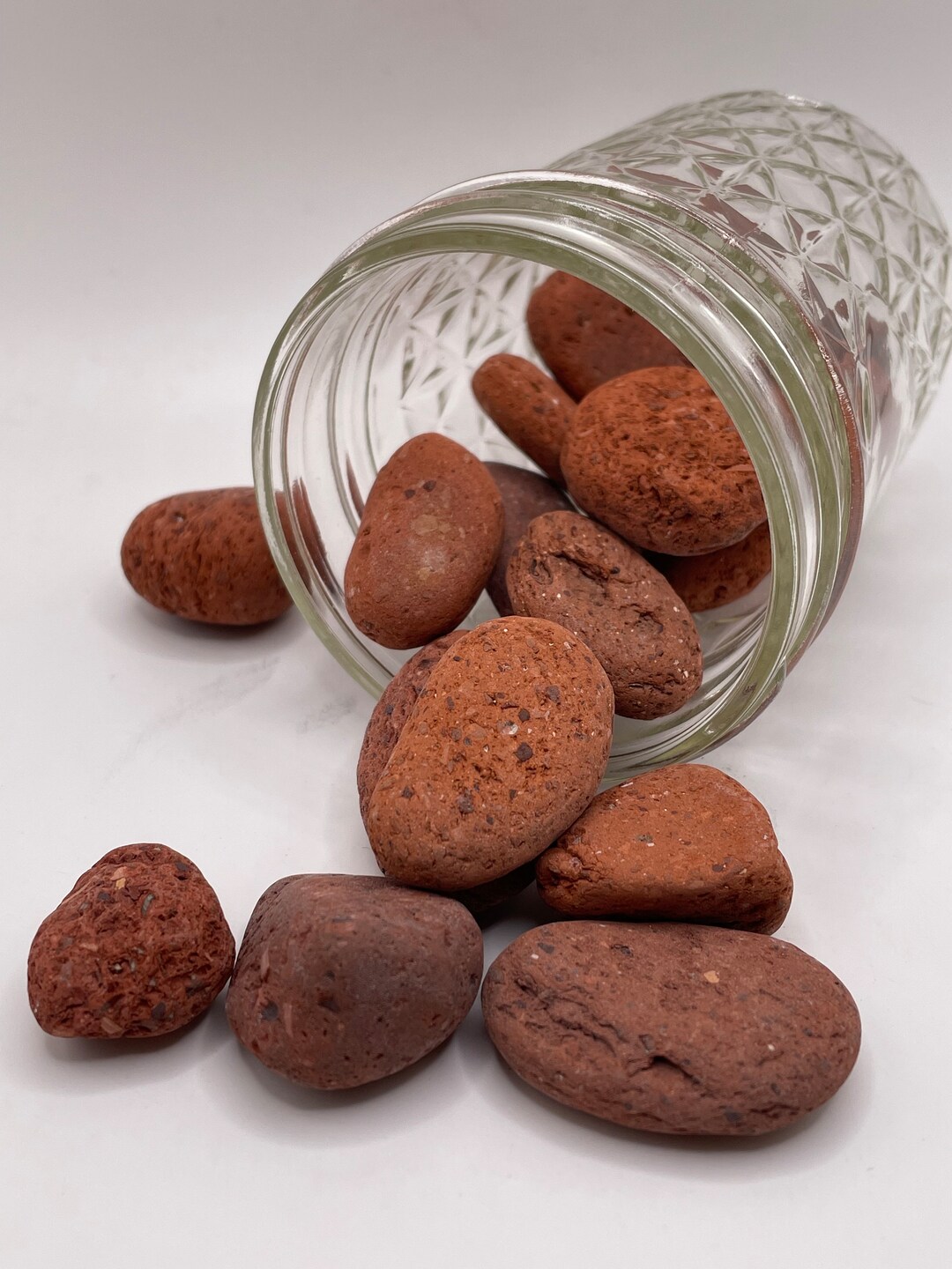 Terracotta Beach Brick Pottery Stones - 1lb - Natural and Genuine Surf ...