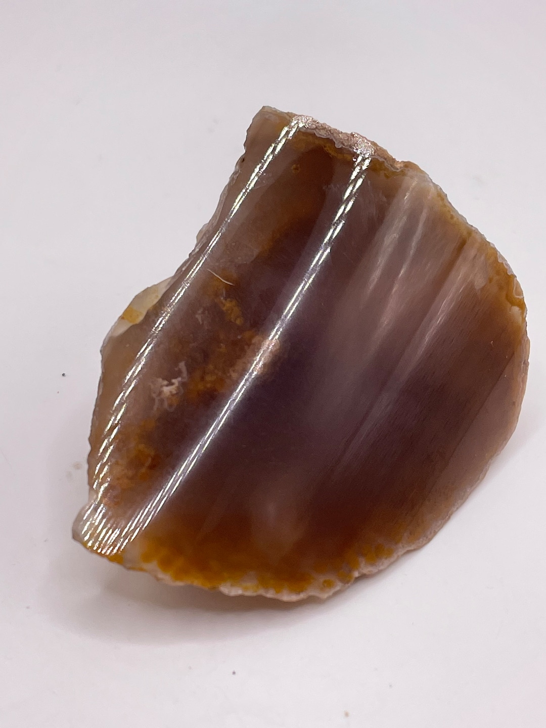 Mozambique Agate Geode Polished Display Specimen 2.25oz - Etsy