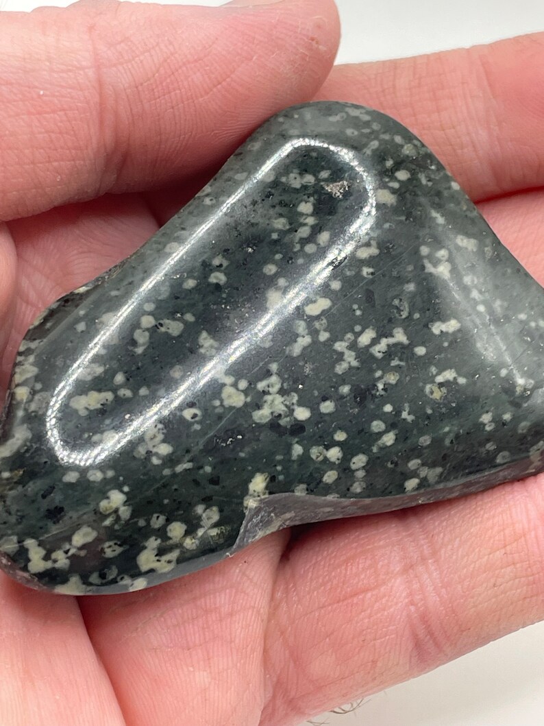 Variolite Stone Semi Polished Standing Display - Etsy