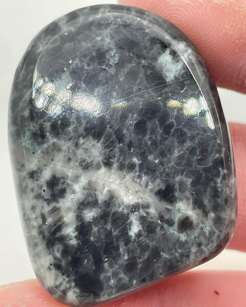 Anorthosite Finger Stone Polished Labradorite Inclusions - Etsy