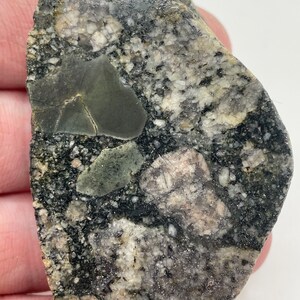 Gowganda Tilite Stone Slice - Polished Slab Specimen - Natural Edges - Etsy