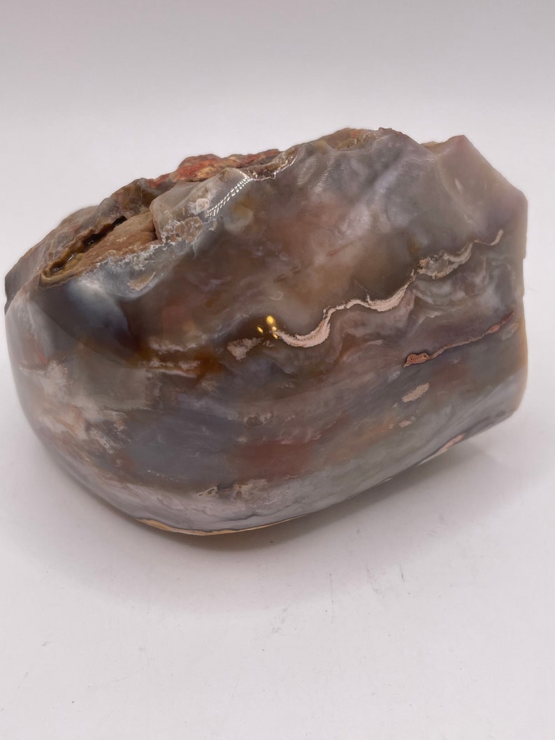 Ohio Rainbow Flint Botryoidal Top Polished Display Specimen With ...