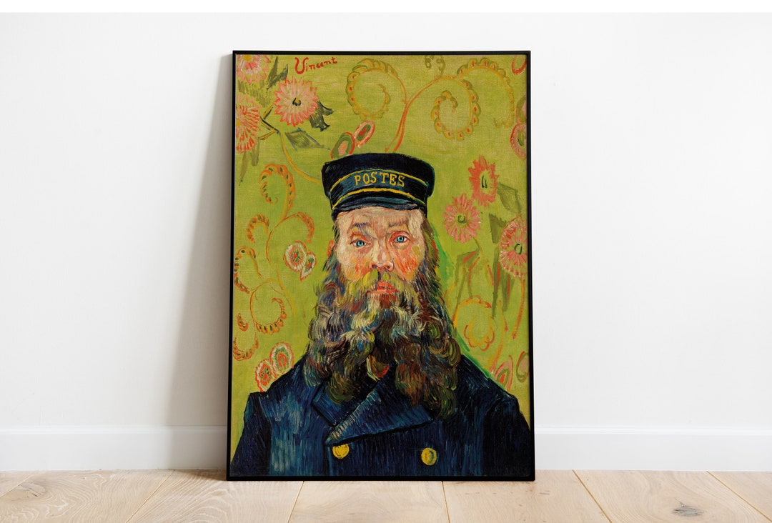 Van Gogh Print Postman Poster Modern Art Print Wall Art Exhibition ...