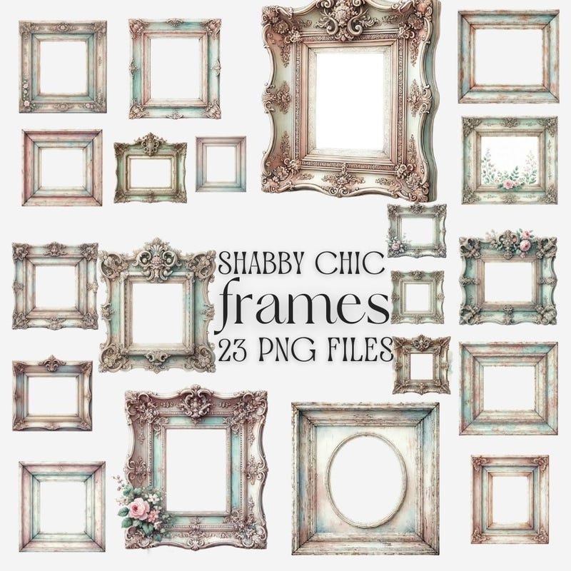 Shabby Chic Frames - Etsy