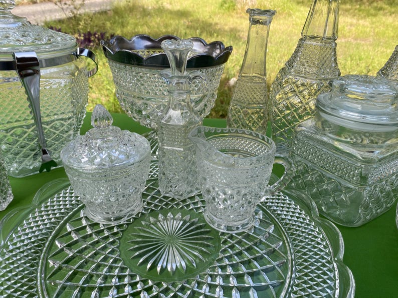 Anchor Hocking Wexford Clear Glass Items - Etsy