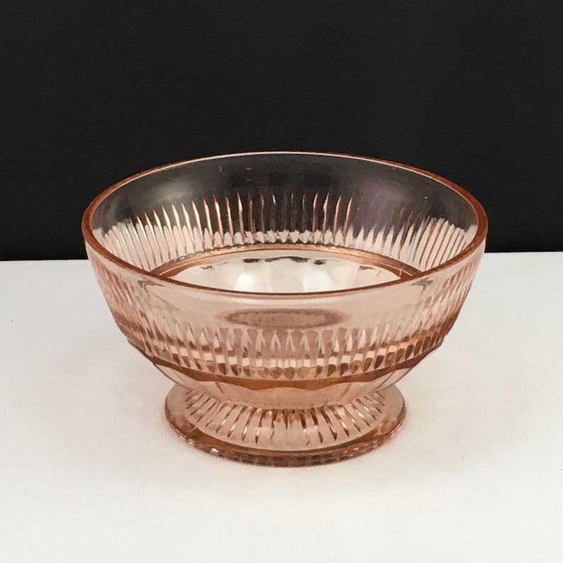 Anchor Hocking Coronation Pink Low Sherbet Dish - Etsy
