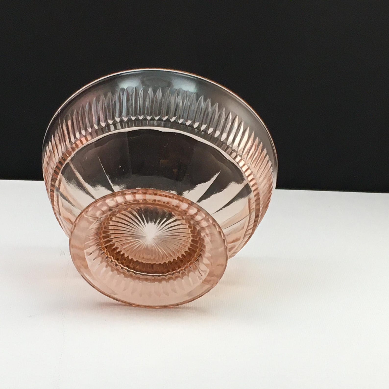 Anchor Hocking Coronation Pink Low Sherbet Dish - Etsy