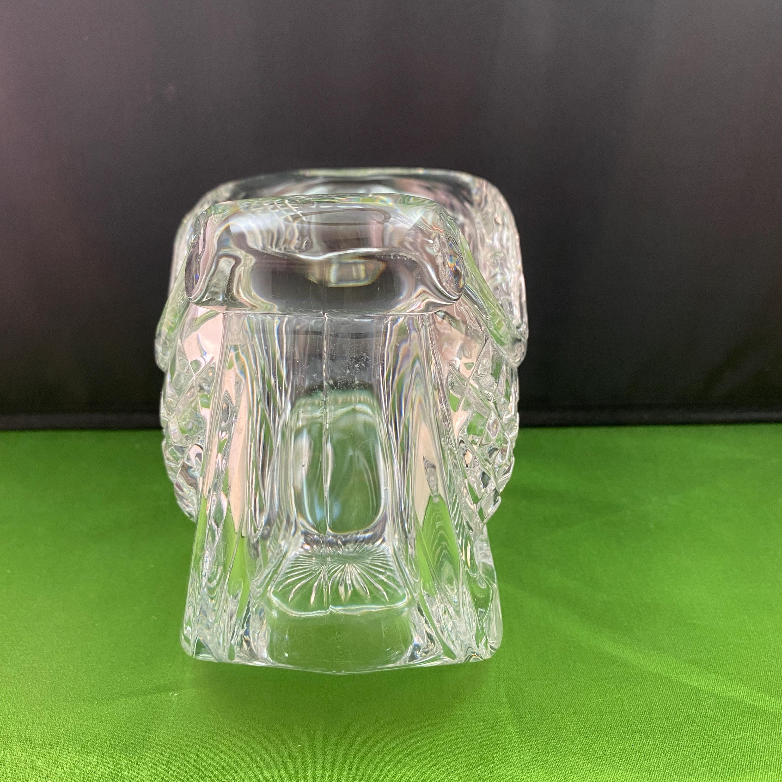 Lead Crystal Santa Sleigh; Candy, Cookie, or Decor Dish - Etsy