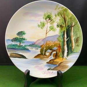 Vintage Hand Painted Decorative Plates - Etsy