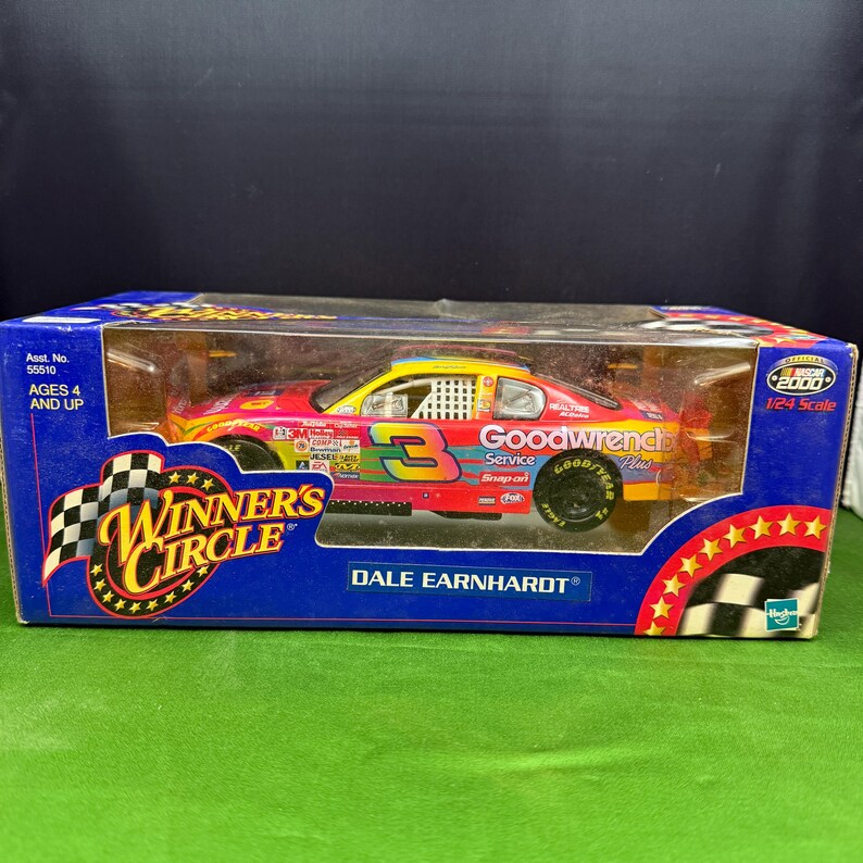 Vintage 2000 NASCAR Dale Earnhardt Winners Circle 1:24 Die Cast 3 ...