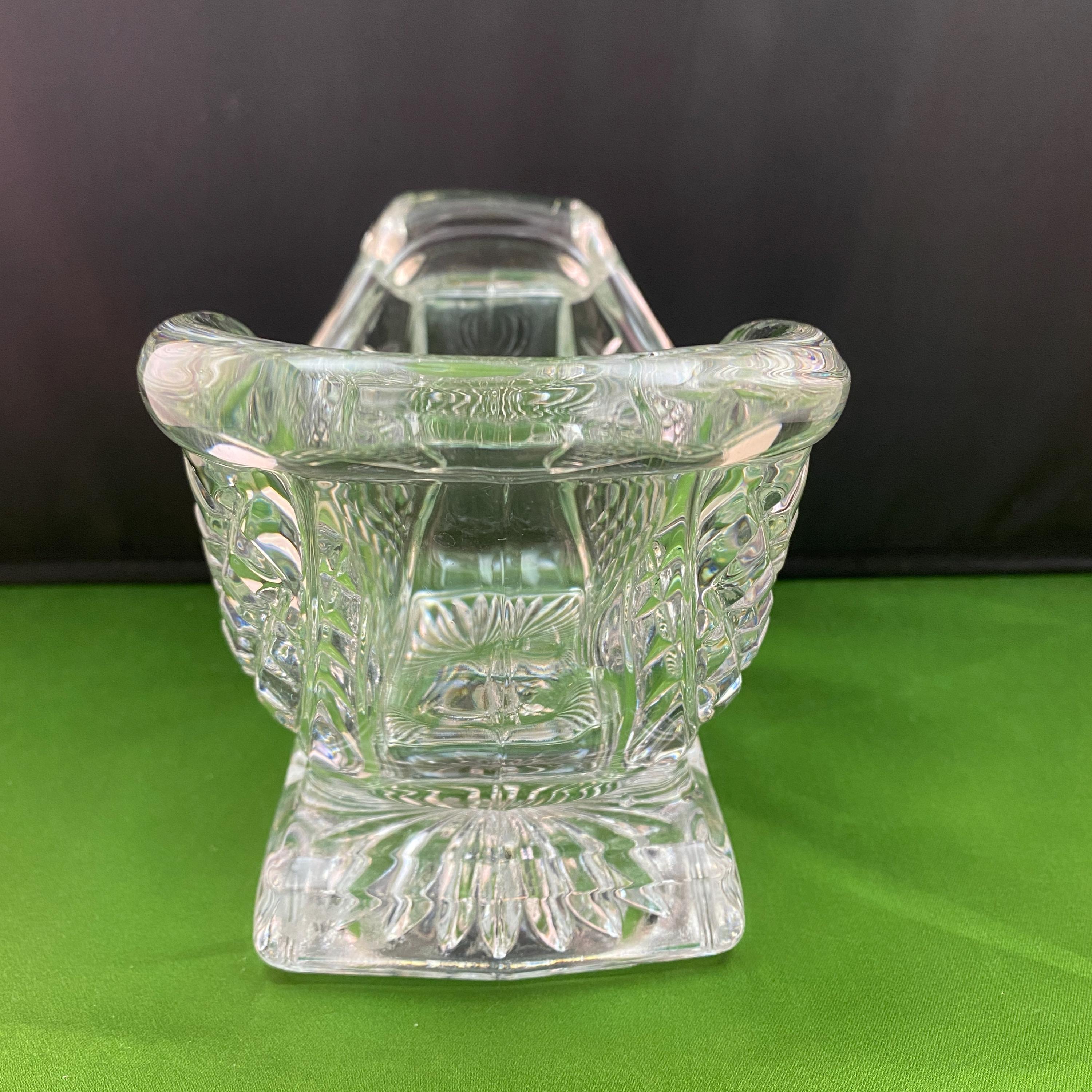 Lead Crystal Santa Sleigh; Candy, Cookie, or Decor Dish - Etsy