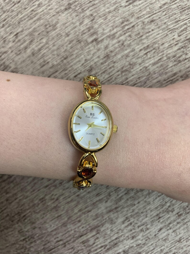 Vintage Women Small Face Watch,oval Watch,gold Watch,gift for Women ...