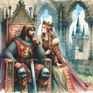 Camelot, Knights of the Round Table, King Arthur, Guinevere, Medieval ...