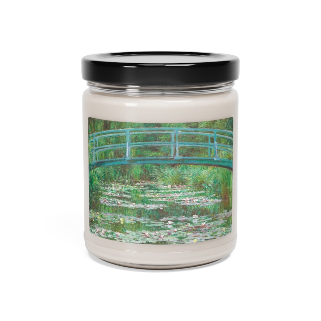 Claude Monet, Japanese Bridge, Scented Soy Candle, 9oz, Five Scent ...