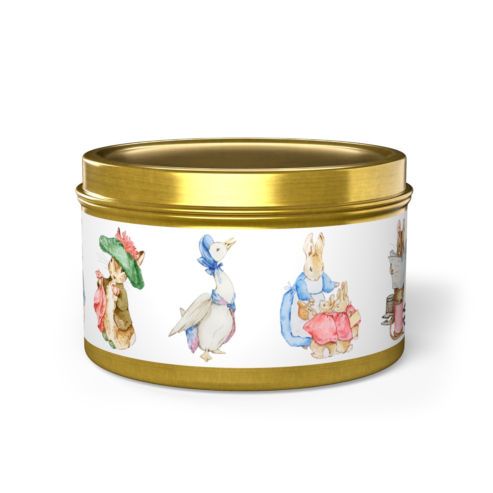 Peter Rabbit, Beatrix Potter, Gift, Mini, Gift, Tin Candles, Shower ...