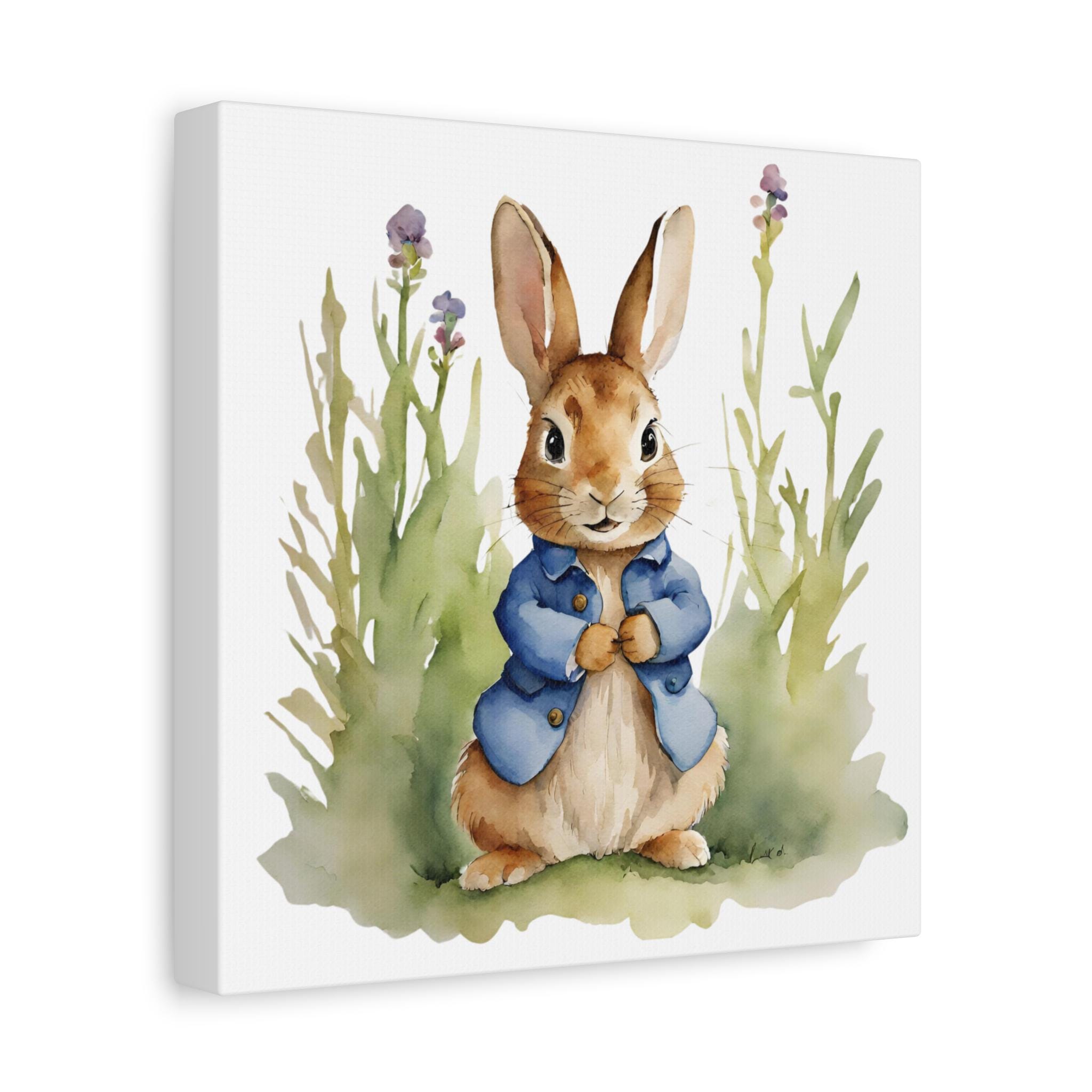 Peter Rabbit Fairytale Wall Art Print, Beatrix Potter Nursery Decor ...