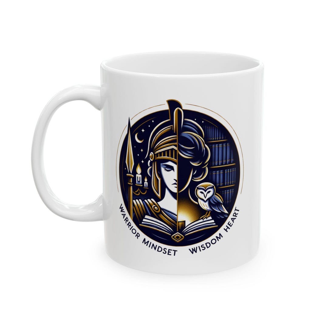 Athena Greek Goddess Coffee Mug: Inspirational Quote Kitchenware - Etsy