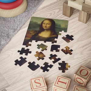Kids, Mona Lisa, Leonardo Da Vinci, Art, Gift, Puzzle, 30-piece, Gift ...