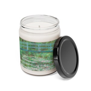 Claude Monet, Japanese Bridge, Scented Soy Candle, 9oz, Five Scent ...