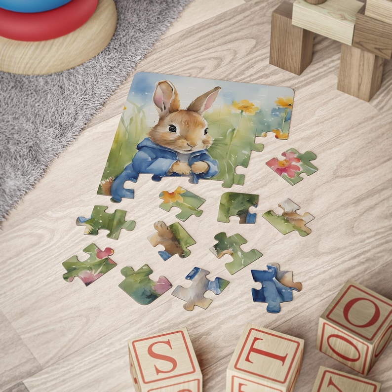 Peter Rabbit Inspired Kids' Puzzle, Beatrix Potter Gift Game, 30-piece ...