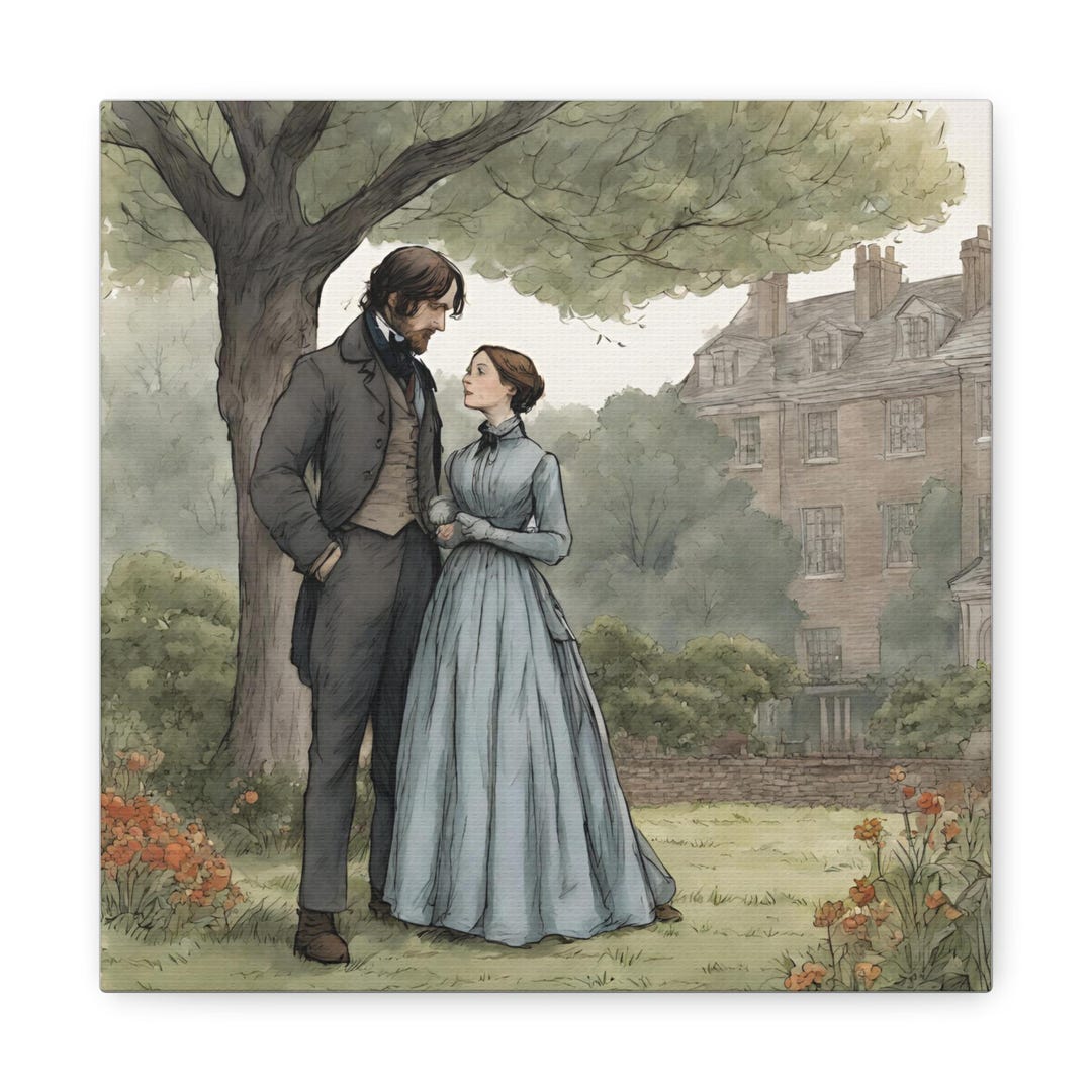 Jane Eyre Canvas Print: Victorian Gothic Home Decor - Etsy